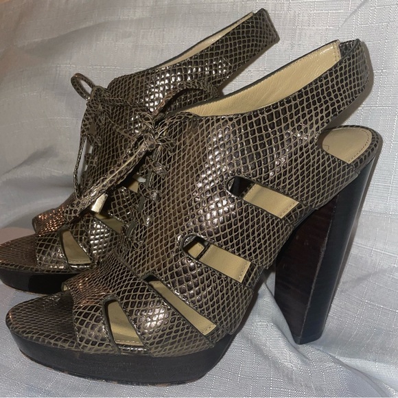 Coach | Shoes | Coach Maureen Lace Up Platform Heels | Poshmark